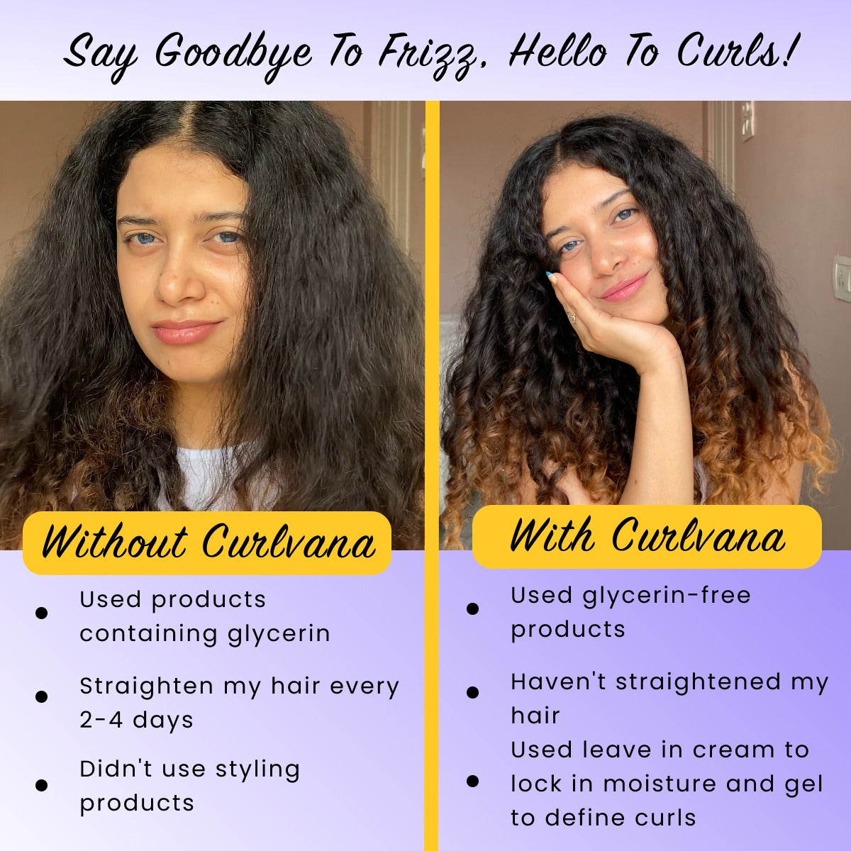Curlvana Curl Styling Essentials: Styling Leave-in Cream & Styling Gel